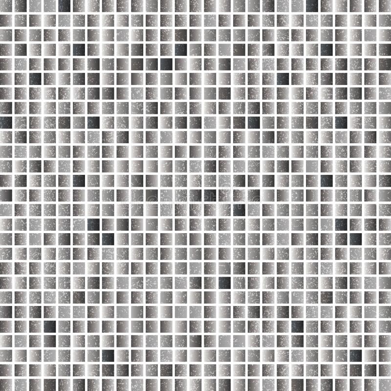 Mosaic Background of Silver Glitter Stock Vector - Illustration of ...