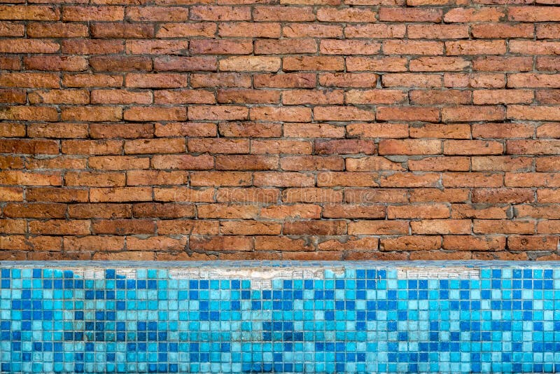 Mosaic and brick wall stock image. Image of texture, background - 79379711