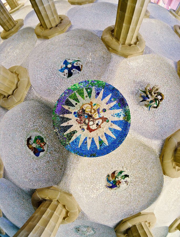 Mosaic Ceiling editorial stock photo. Image of ceramic - 39216253