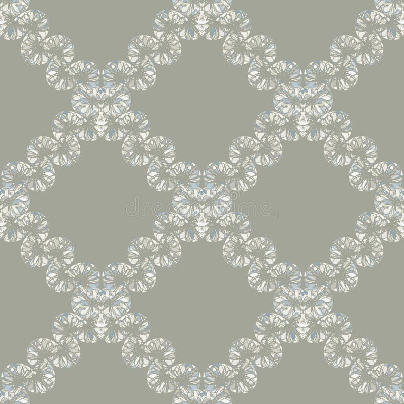 Mosaic Chainlink Grid Vector Pattern Background.Spacious Weave Backdrop ...