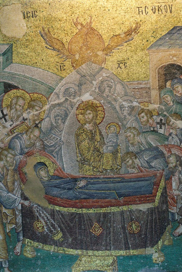 Mosaic in Chora Church editorial stock photo. Image of tiles - 29349833