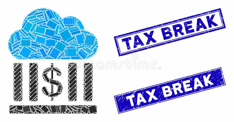 Cloud Bank Mosaic and Grunge Rectangle Seals Stock Illustration ... Cloud Bank Mosaic and Grunge Rectangle Seals Stock Illustration ...