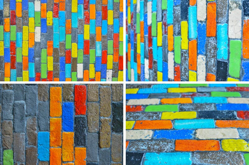 Mosaic Colored Ceramic Stones Stock Image - Image of artistic, pixel ...