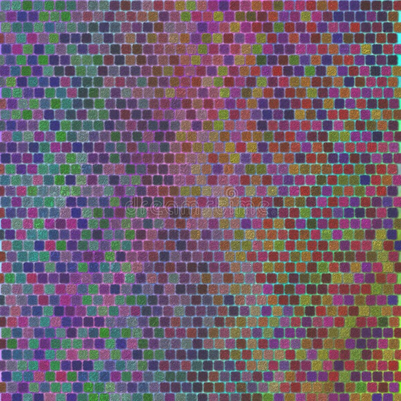 Mosaic Colorful Texture Design Rectangles with Rough Surface Background ...