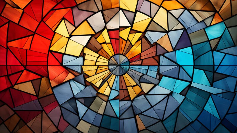 Unity Unveiled: Interlocking Geometric Puzzle Stock Illustration ...