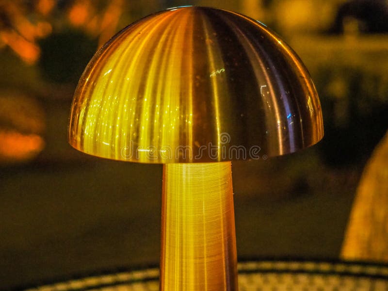 Mosaic Decorated Table and Yellow Iron Lamp Texture for Decor and ...