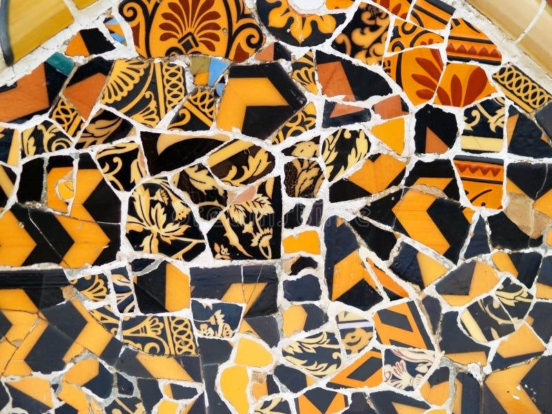 Gaudi Mosaic pattern stock image. Image of artist, concept - 12138587