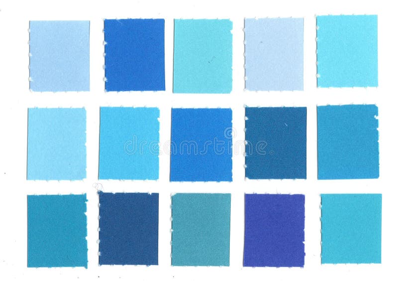 Shades Of Blue Swatches