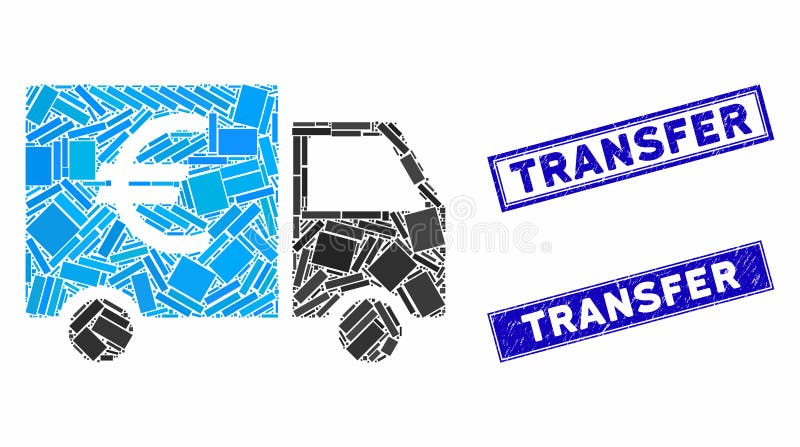 Euro Truck Logo Vector Black and Grey Illustration Front View Stock ...