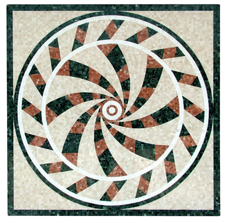 Mosaic Mosaic Mosaic Mosaic Floor Tile Pattern Stock Photo - Image of ...