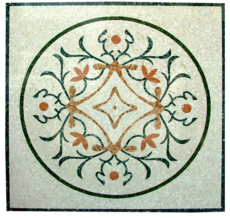 Marble Mosaic Mosaic Square Pattern Stone Craft Stock Photo - Image of ...