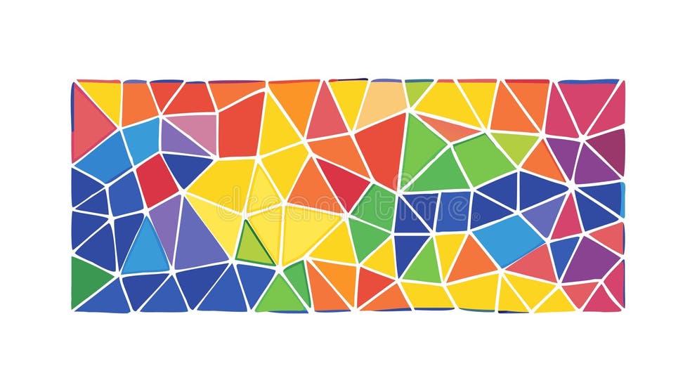 Mosaic Geometric Rectangle Pattern Graphic, Vector Design Generative AI ...
