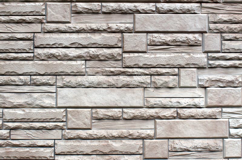 Mosaic Gray Brick Wall Texture Stock Image - Image of block ...