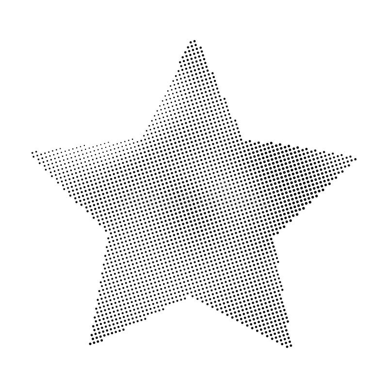 Mosaic Icon Isolated on a White Background - Star. Star Abstract Stock ...