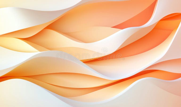 A Mosaic of Orange Gradients and Geometric Patterns Stock Image - Image ...