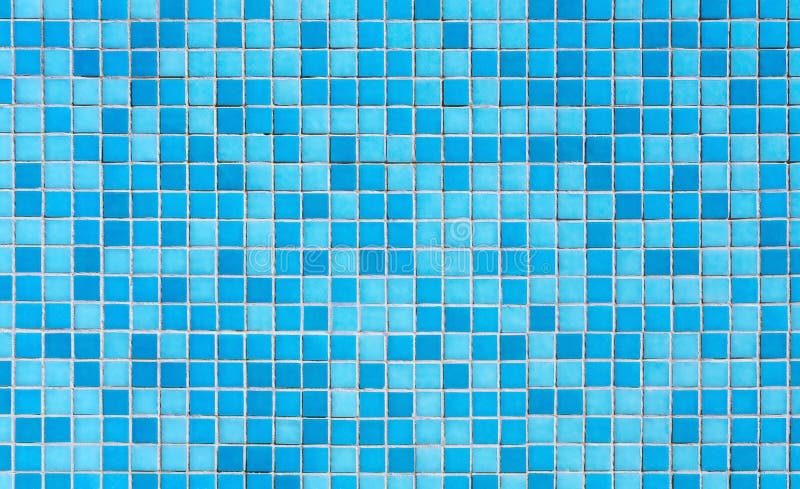 Mosaic Panel Made of Blue Tiles Stock Photo - Image of glass, abstract ...