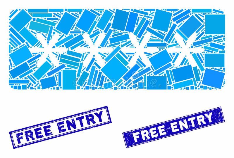 Password Stars Mosaic and Grunge Rectangle Seals Stock Illustration ...