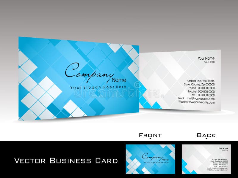 Mosaic Pattern Background Visiting Card Stock Vector - Illustration of ...