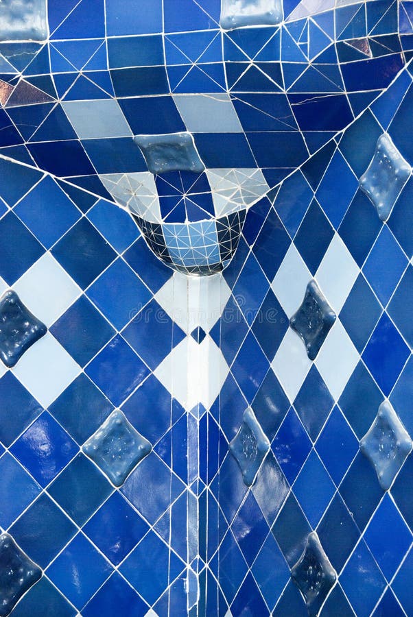 Gaudi Mosaic pattern stock image. Image of artist, concept - 12138587