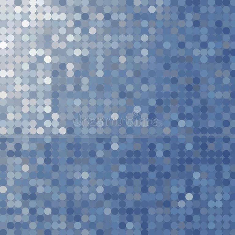 Mosaic Pattern Featuring Small, Uniformly Sized Circles in Varying ...