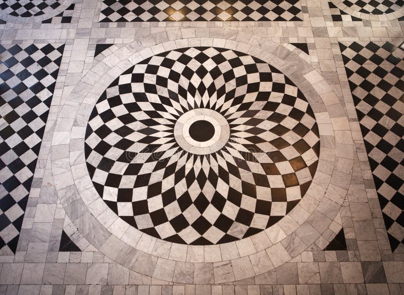 Mosaic patterned floor stock photo. Image of interior - 35907646