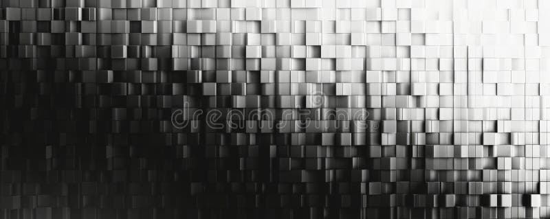 A Mosaic Pixel Background with a Gradient from Black To White. the ...