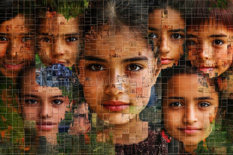 Mosaic Representation of Diverse Faces Reflecting Humanity in a Global ...