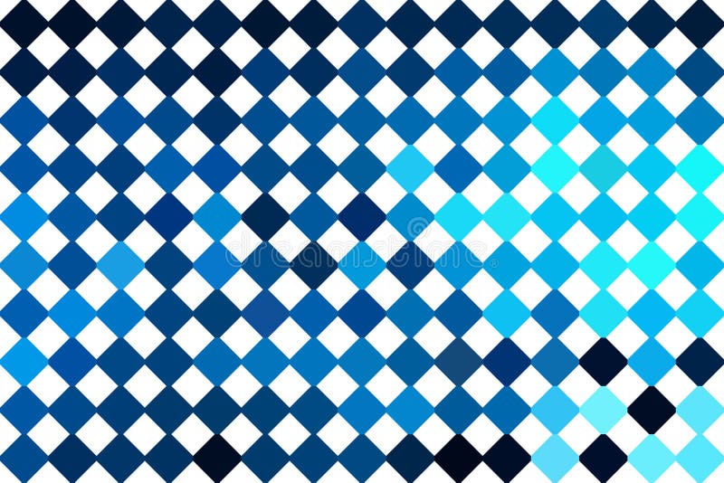 Mosaic Rhombus Abstract in Blue Colors Background Stock Vector ...