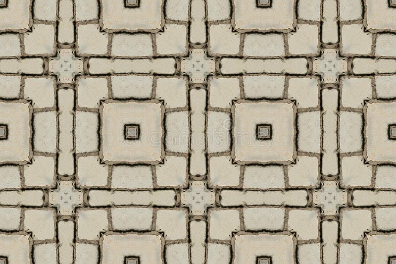 Mosaic Seamless Pattern from Old Gray Bricks and Cement. an Interesting ...