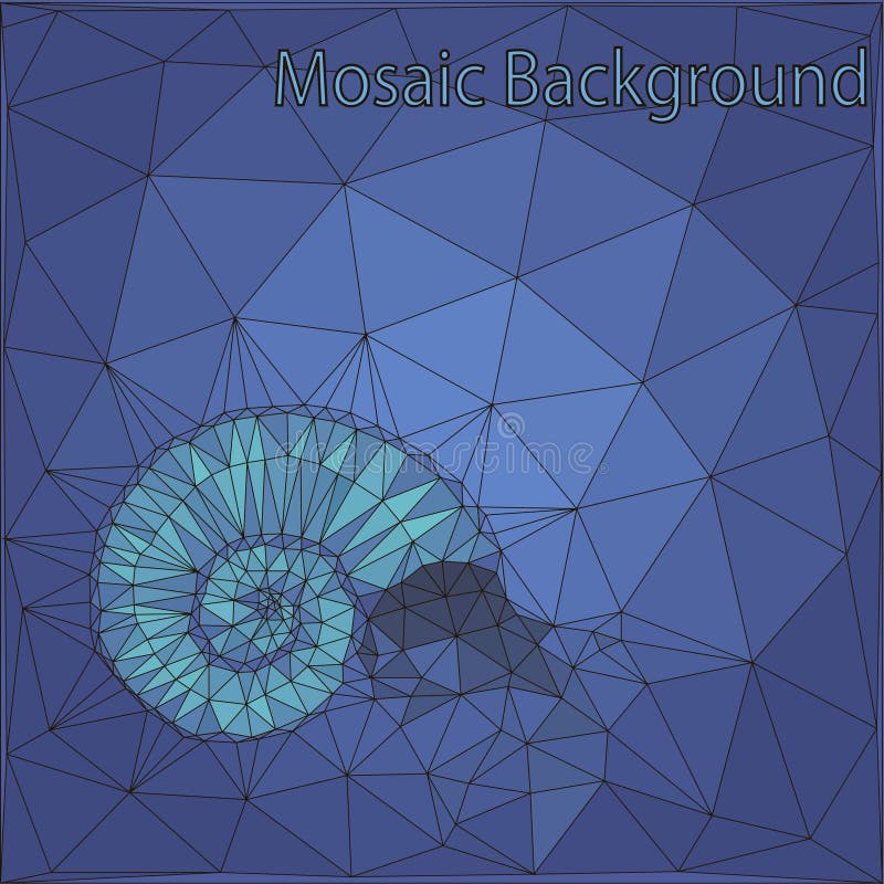 Low Poly Shell Nautilus Ocean Stock Illustrations – 3 Low Poly Shell ...