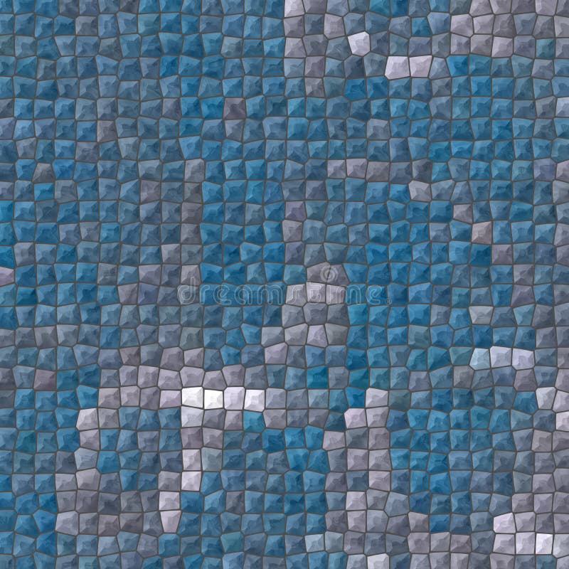 Mosaic with Small Pieces and Abstract Decor Stock Illustration ...