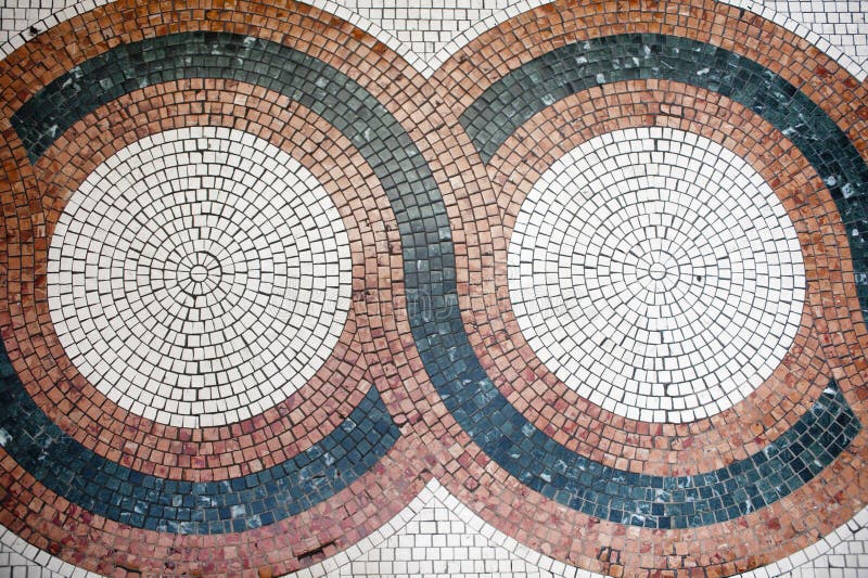 Mosaic with squares tiles stock image. Image of beautiful - 66163407
