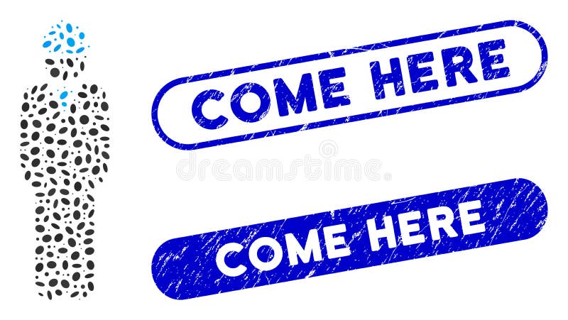 Come here stock illustration. Illustration of card, cartoon - 1800853