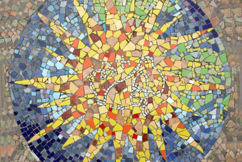 Mosaic star stock image. Image of concave, mosaic, decorative - 14054533