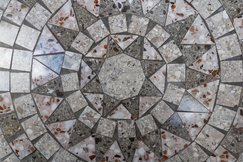 Mosaic Stone Tile Table Top Pattern Stock Image - Image of design ...