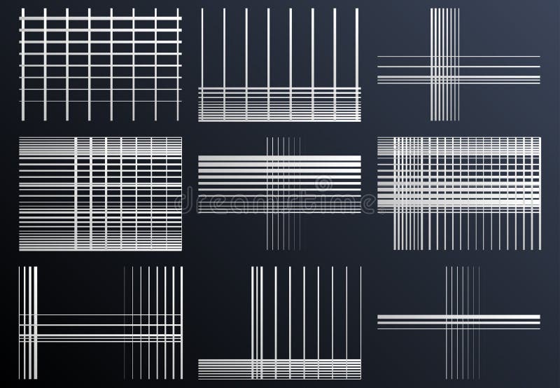 Mosaic Style Mesh, Grid, Grill of Intersecting Straight Lines Stock ...