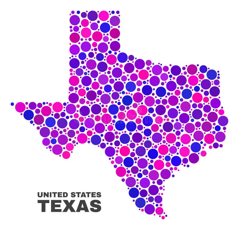 Texas Map Dots Stock Illustrations – 133 Texas Map Dots Stock ...