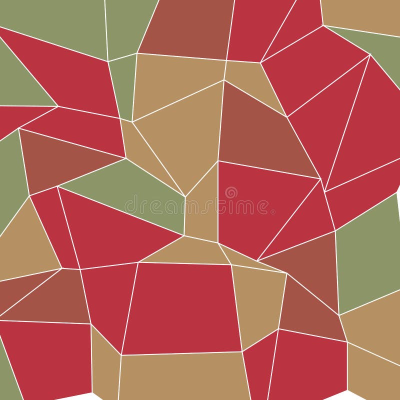 Mosaic Texture. Geometric Background of Curves, Irregular Triangles ...