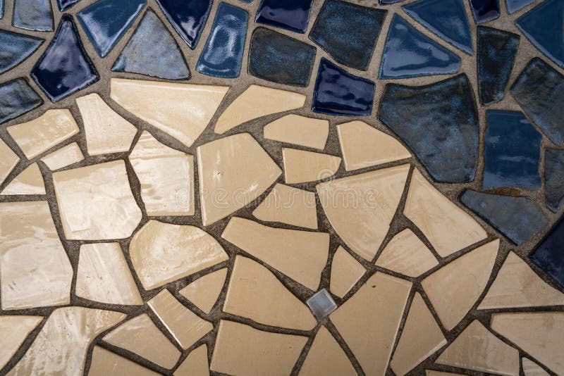 Mosaic tiles close up. stock photo. Image of tiled, decorative - 219451932