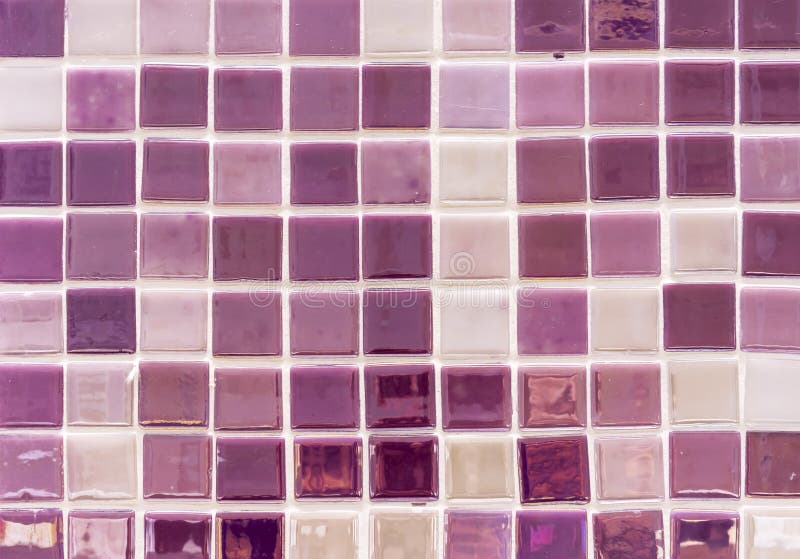 Mosaic Tiles in the Interior of the Bathroom. Background of Ceramic ...