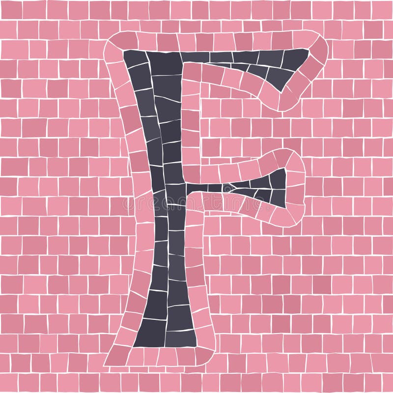 Letter F Mosaic Stock Illustrations – 605 Letter F Mosaic Stock ...
