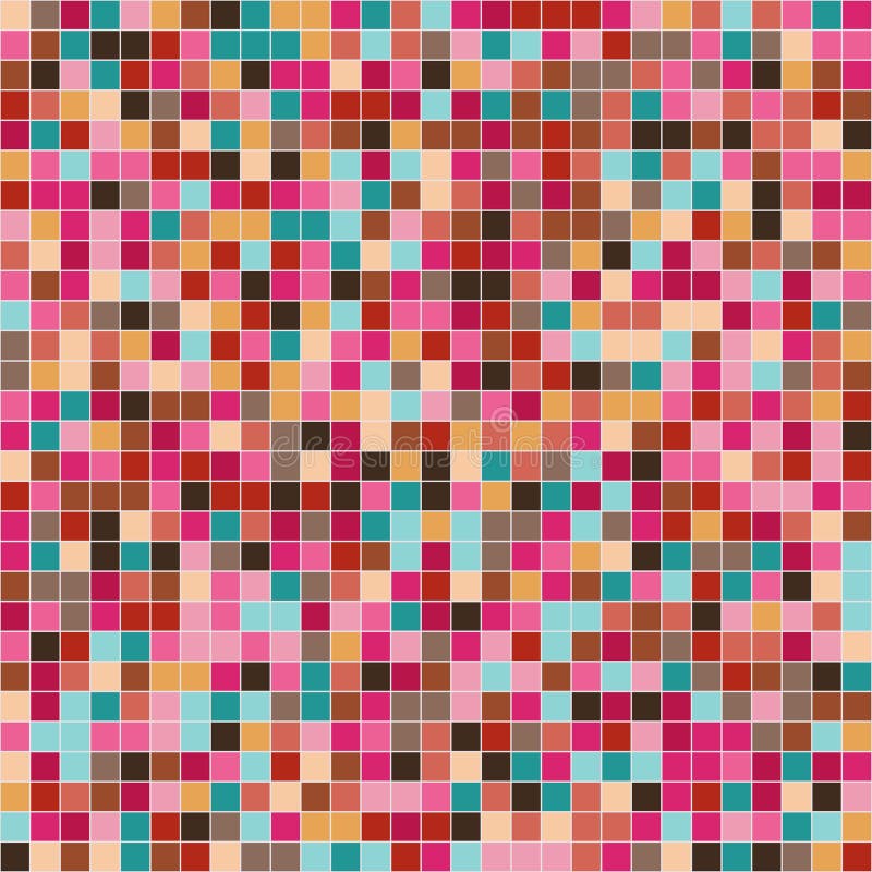 Mosaic Tiles Texture Background Stock Vector - Illustration of graphic ...
