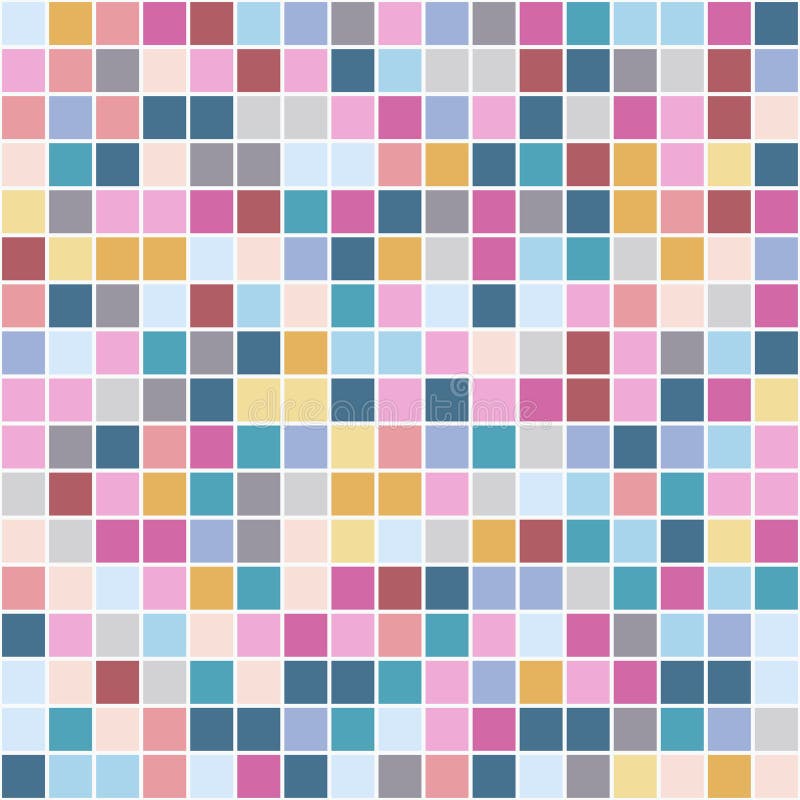 Mosaic Tiles Texture Background Stock Vector - Illustration of graphic ...