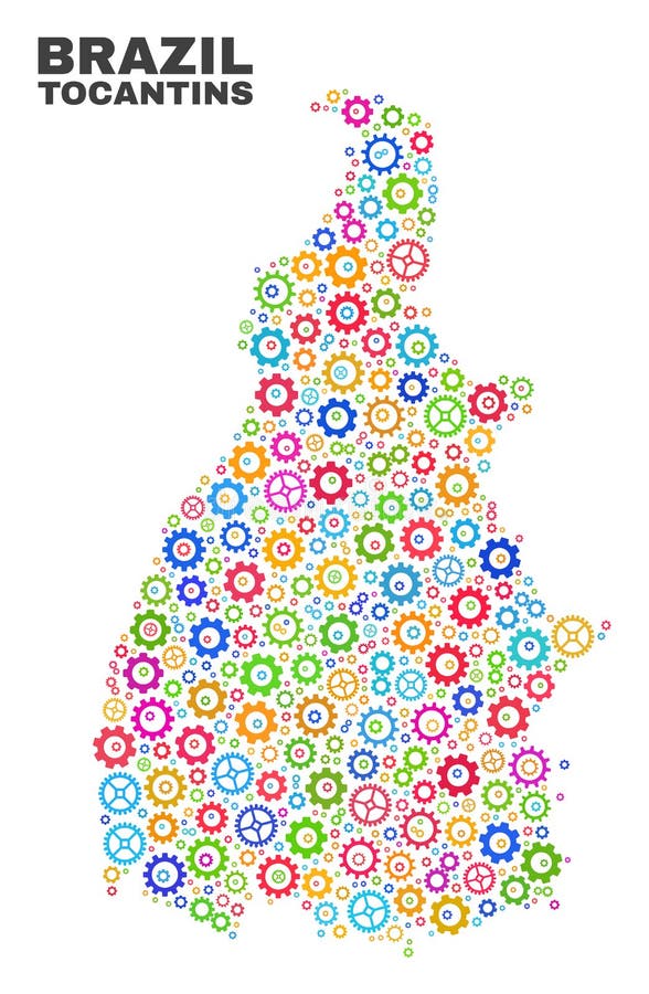 Technical Tocantins State Map Stock Illustrations – 8 Technical ...
