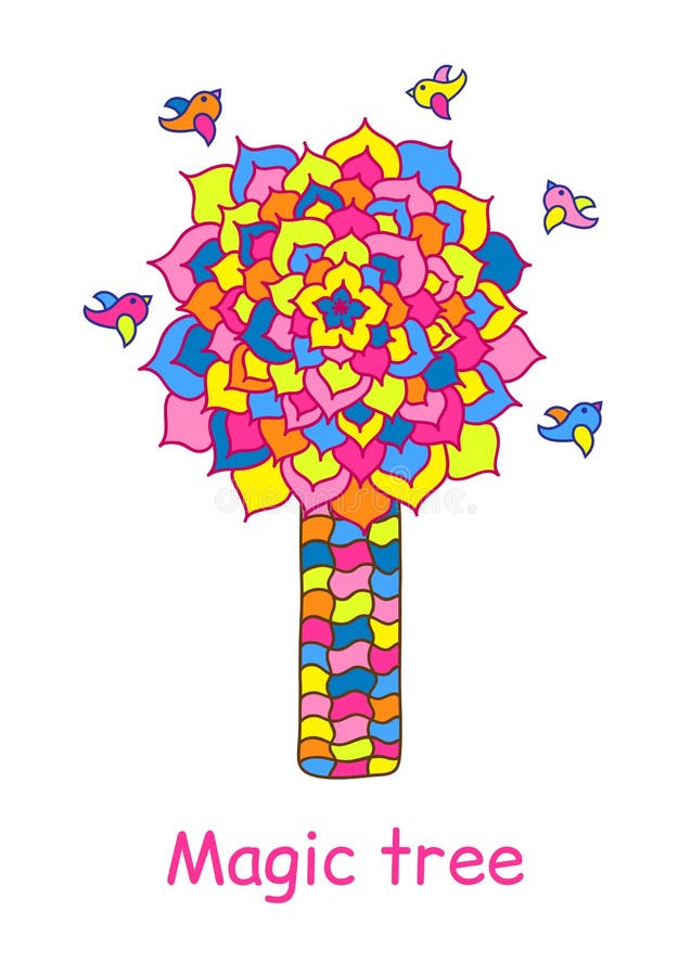 Mosaic Tree stock vector. Illustration of beautiful, business - 50702136