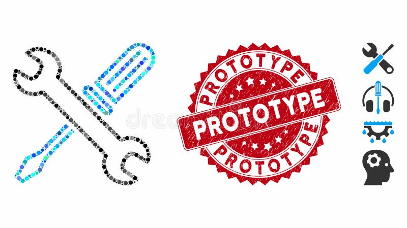 Prototype Distressed Red Stamp Stock Illustrations – 14 Prototype ...