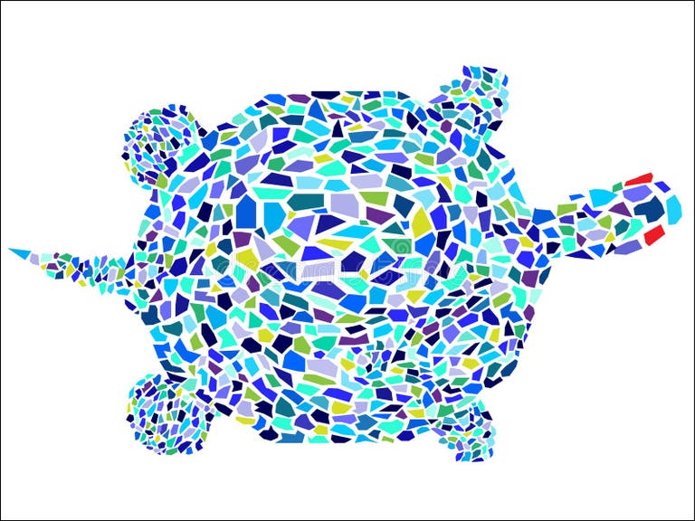 Turtle Mosaic Stock Illustrations – 473 Turtle Mosaic Stock ...