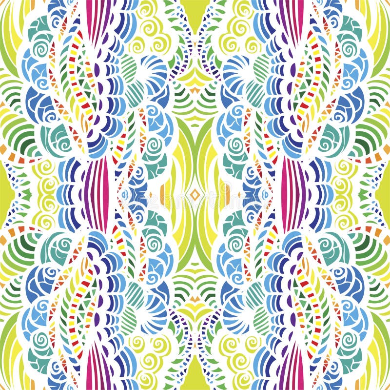 Mosaic Vector Seamless Pattern Stock Vector - Illustration of geometric ...