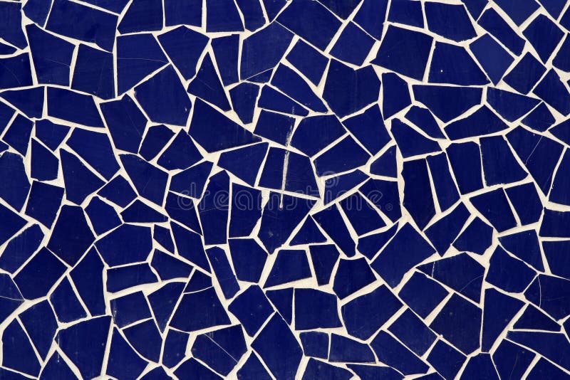Mosaico Azul De La Baldosa Cerámica Foto de archivo - Imagen de ...
