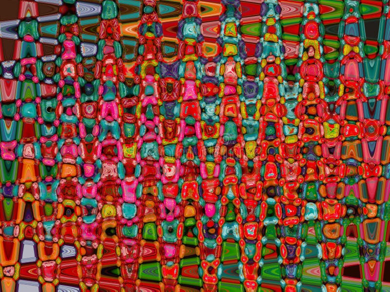 Mosaico colorido ilustração stock. Ilustração de ondas - 142929